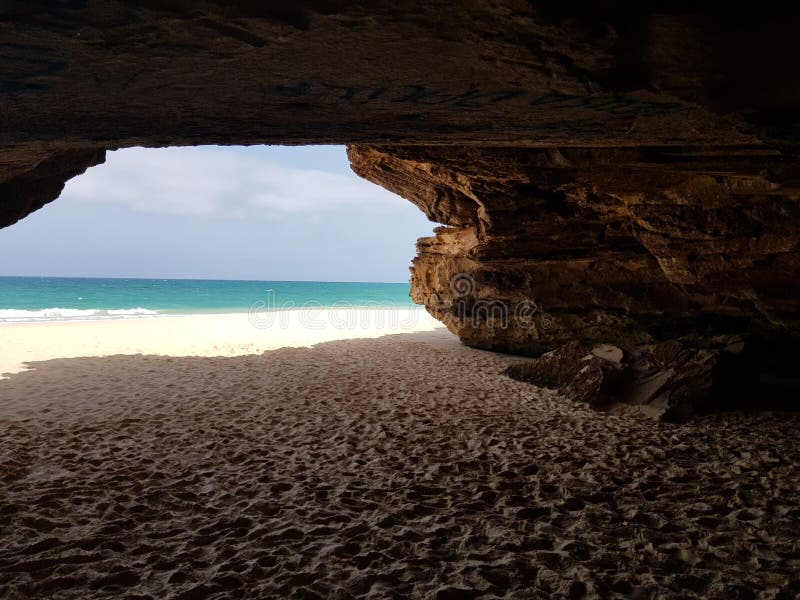 Cape verde cave stock image. Image of temple, ruins - 147318471