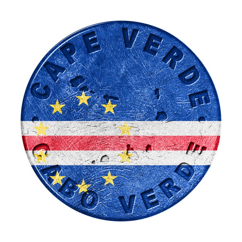 Cape Verde Flag Button with Map Stock Illustration - Illustration of flag, sovereignty: 380977968