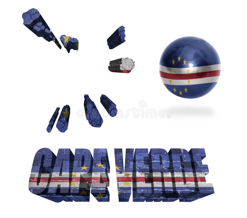 Cape Verde Symbols stock illustration. Illustration of graphical ...
