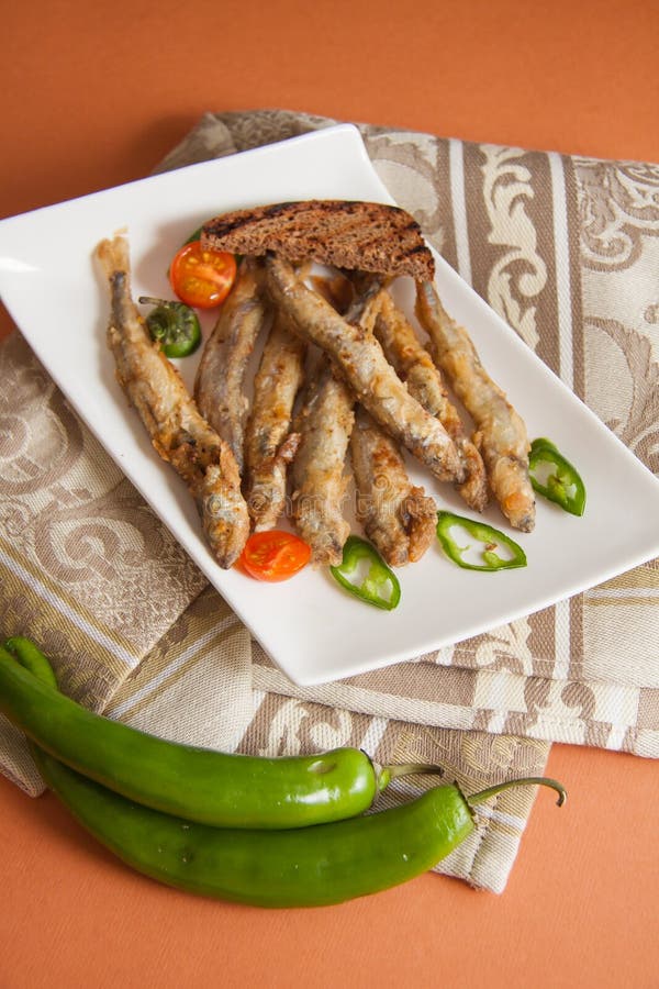 Capelin in Batter,with Sauce Stock Image - Image of asia, masago: 74067135