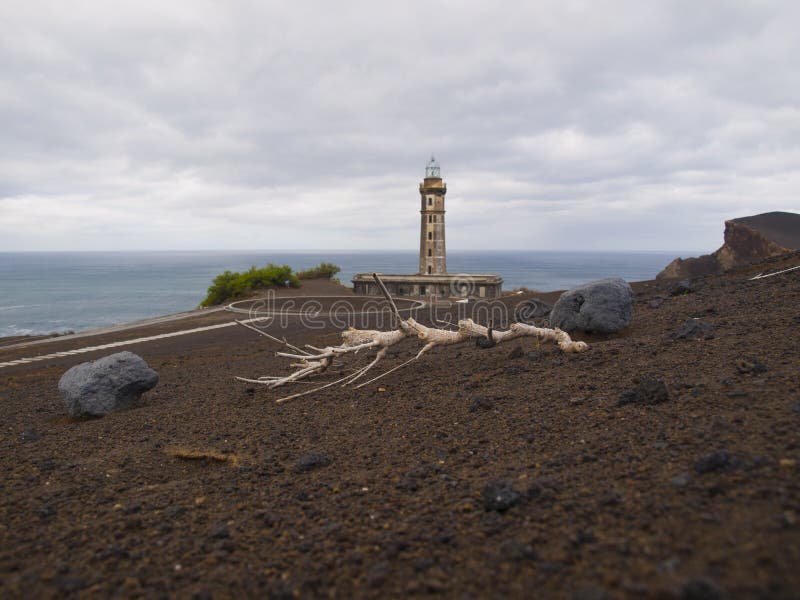 Capelinhos Volcano Area Lava Rocks Stock Image - Image of faial, park ...