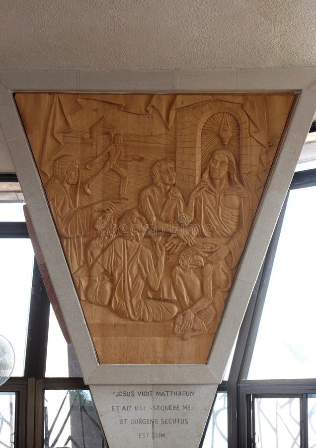 Capernaum - the Church of the House of Peter Stock Image - Image of ...