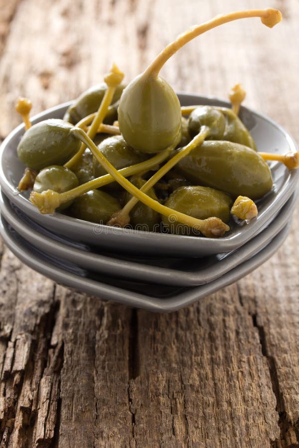 Dish of Caper Berries stock photo. Image of berries, outs - 5950676