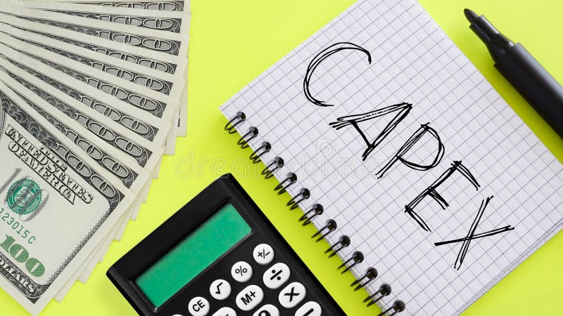 CAPEX Capital Expenditure is Shown Using the Text Stock Image - Image ...