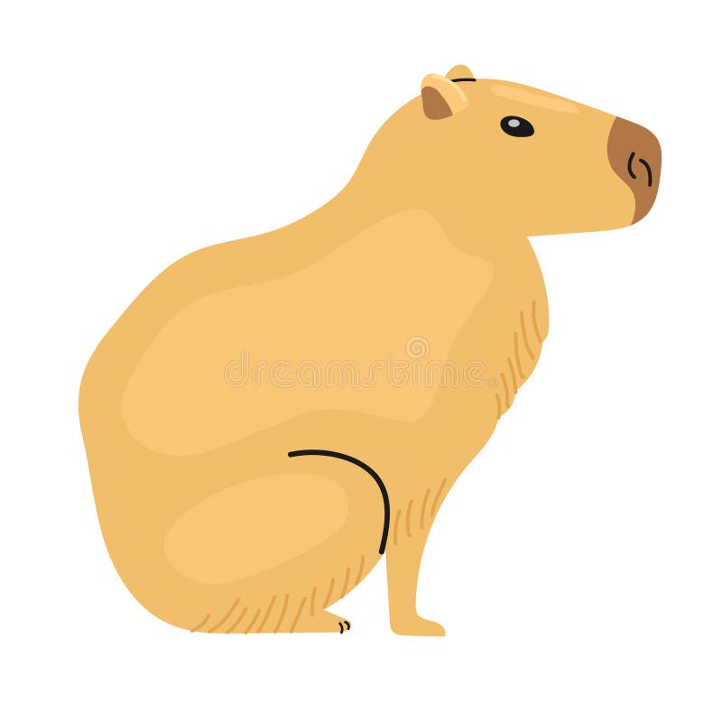 Capibara Icon Clipart Logotype Isolated Vector Illustration Stock ...