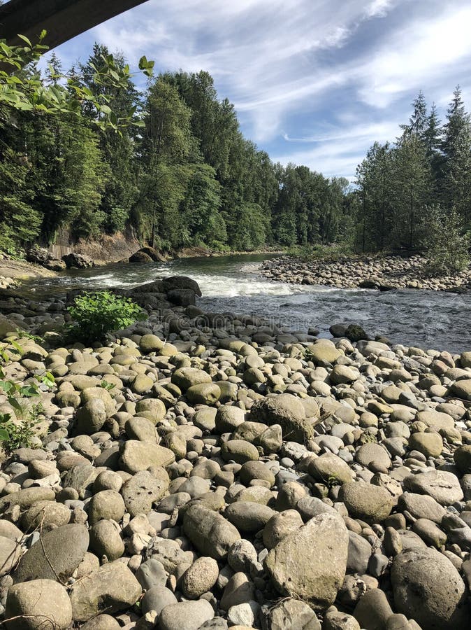 Capilano River stock image. Image of vancouver, capilano - 124639447