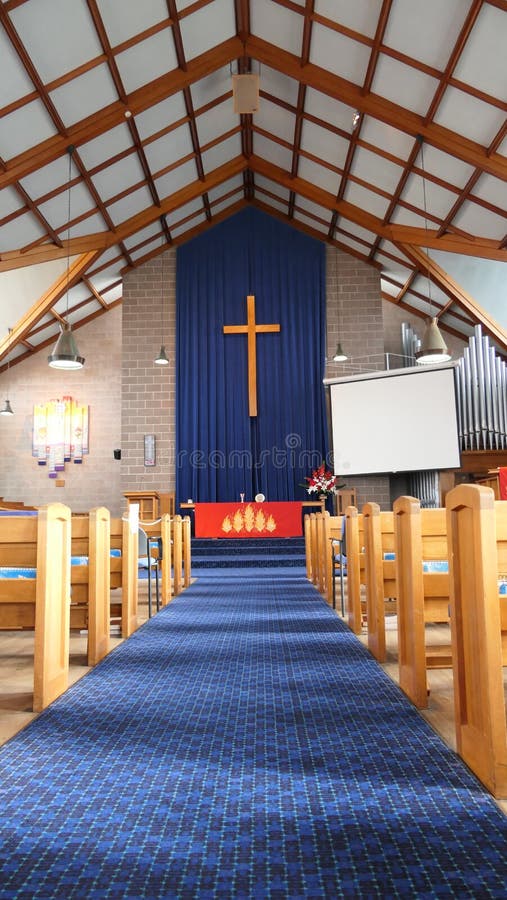 Capilla Religiosa O Funeraria Para El Funeral Foto de archivo - Imagen ...