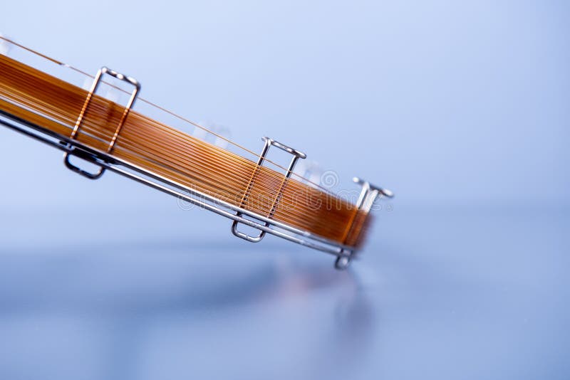 Capillary Column for Gas Chromatographic Analysis Stock Image - Image ...