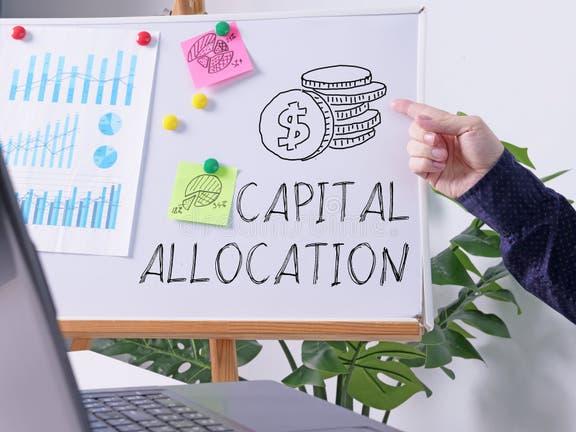 Capital Allocation is Shown Using the Text Stock Image - Image of ...