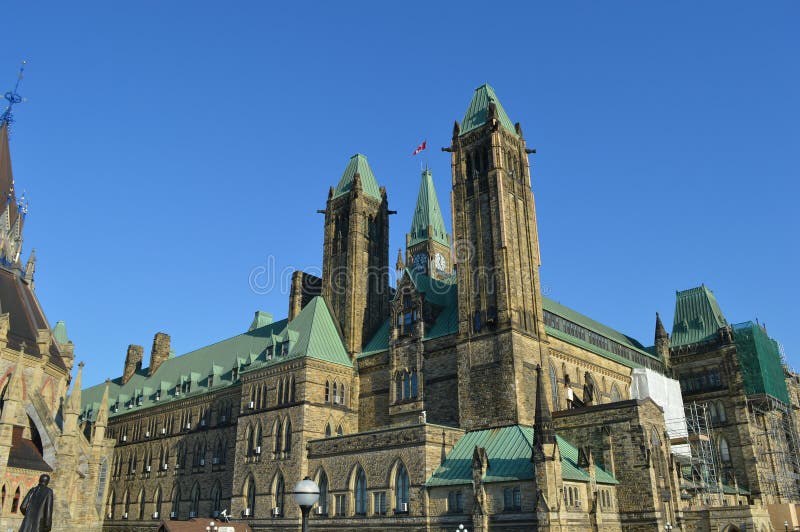 Capital building in Ottawa stock image. Image of capital - 53851659