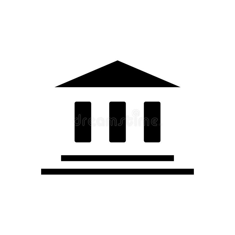 Capital building logo. stock vector. Illustration of house - 130414744