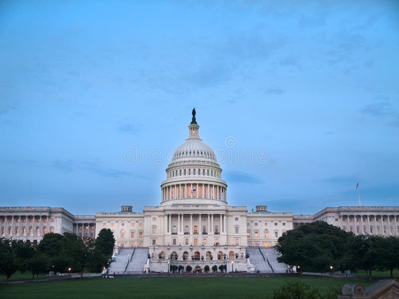 Capital Building, Washington DC Stock Photo - Image of building, dome ...