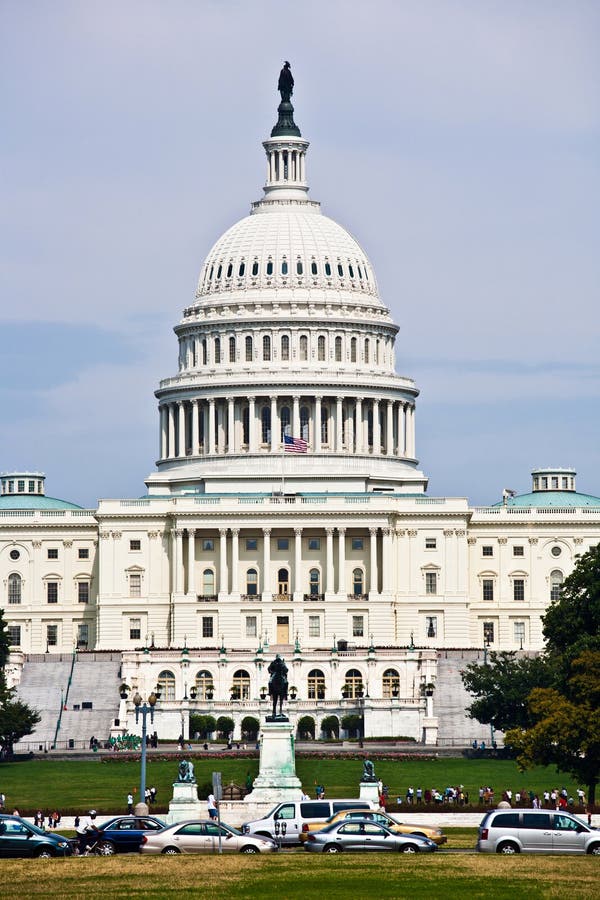Front Side of Capital Building in Washington DC Stock Image - Image of ...