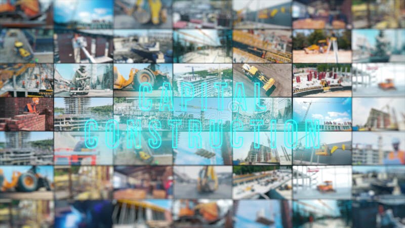Capital Construction Multiscreen Video. Capital Construction. Modern ...