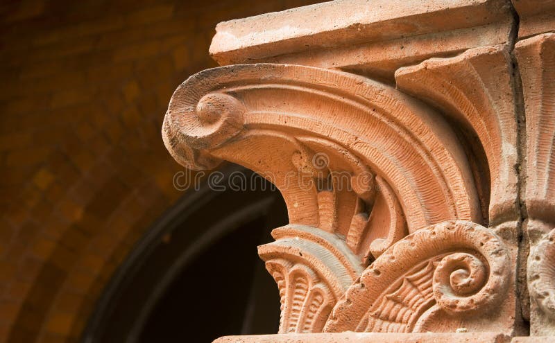Voluta Del Capital De Una Columna Foto de archivo - Imagen de columna ...