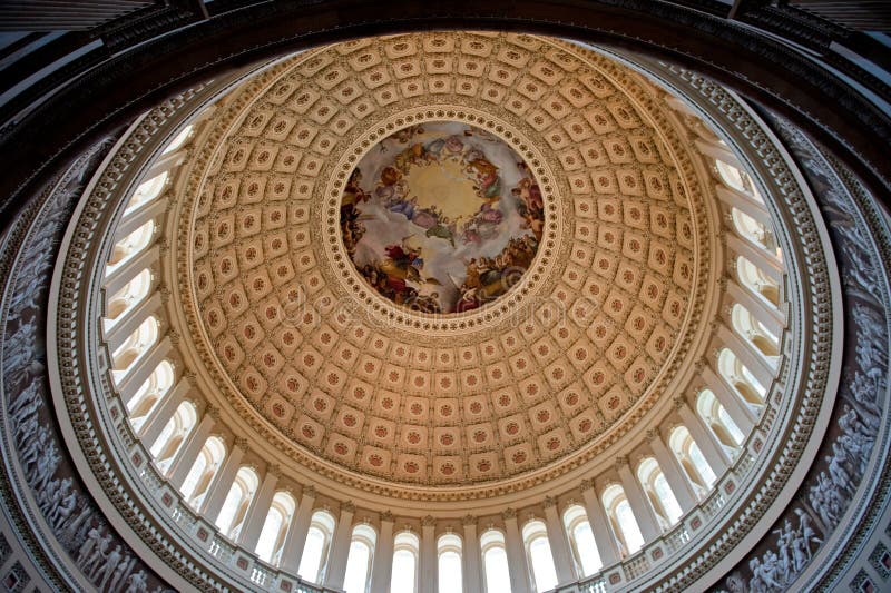 Capital Dome Washington, D.C. Stock Photo - Image of oblique ...
