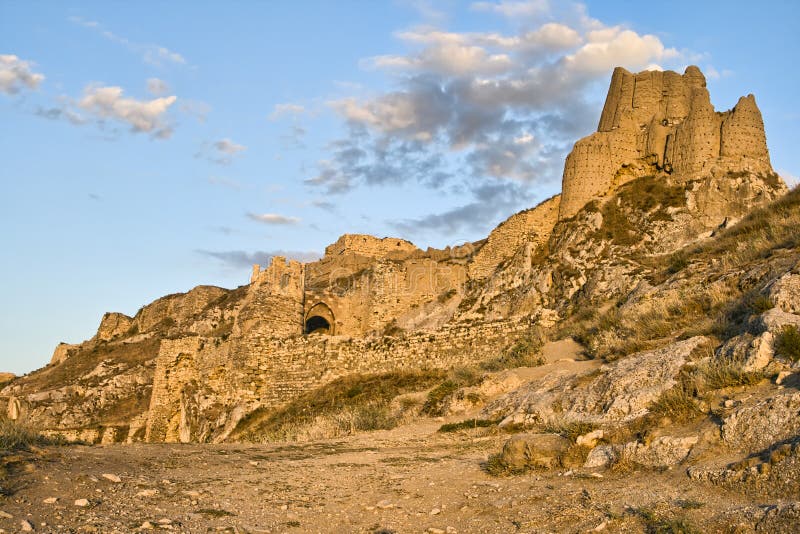Capital Fortress of Kingdom Urartu in Van, Turkey Stock Image - Image ...