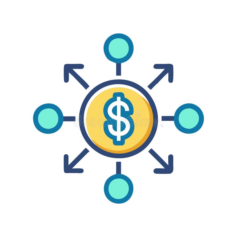 Capital Funding Icon stock vector. Illustration of brainstorming ...