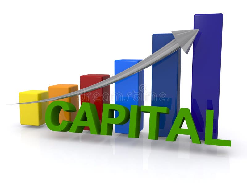 Risk and graph on white stock image. Image of office - 202170913