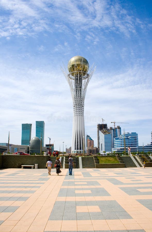 Astana. Symbol of Kazakhstan - Bayterek Stock Photo - Image of ...