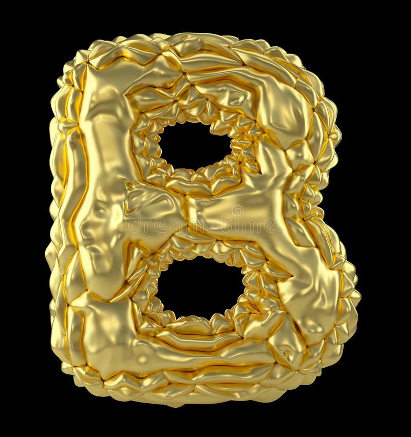 3d B Gold Letter Made Stock Illustrations – 104 3d B Gold Letter Made ...