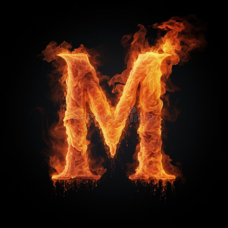 Letter M Fire