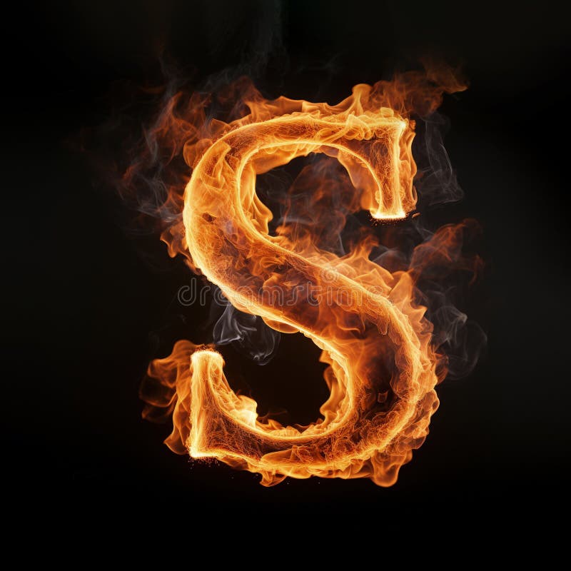 Fire Letter's Burning Flame Light Stock Illustrations – 25 Fire Letter ...