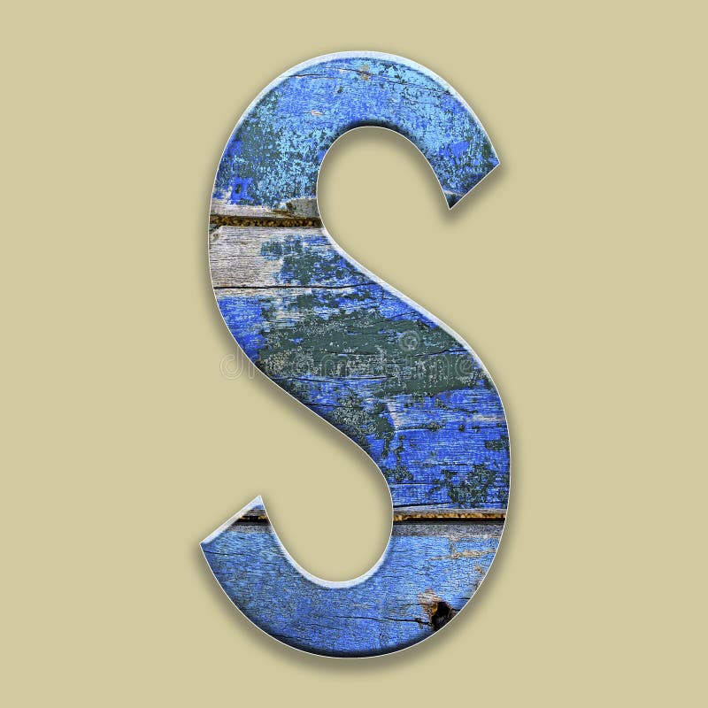 Capital Letter's Design Painted Wood Stock Photos - Free & Royalty-Free ...