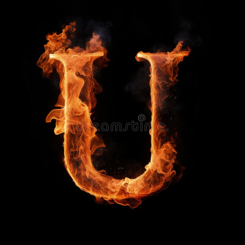 Letter U Fire Stock Illustrations – 192 Letter U Fire Stock ...