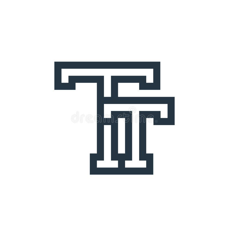 Capital Letter Vector Icon Isolated on White Background. Outline, Thin ...