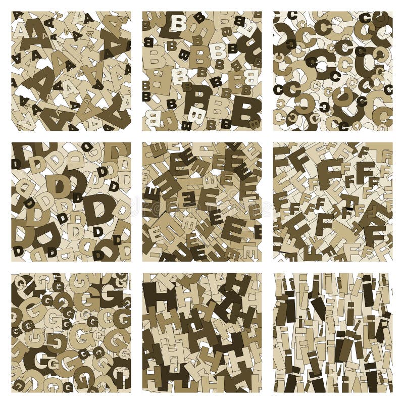 Capital Letters Backgrounds Stock Illustration - Illustration of ...