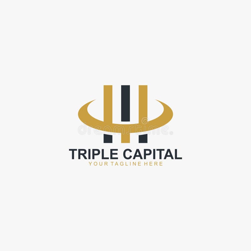 Capital logo design vector stock vector. Illustration of concept ...