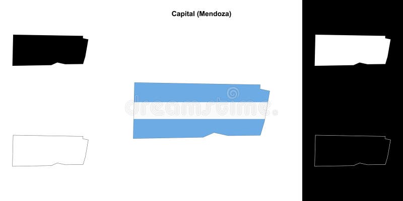 Capital outline map stock vector. Illustration of outline - 360982302