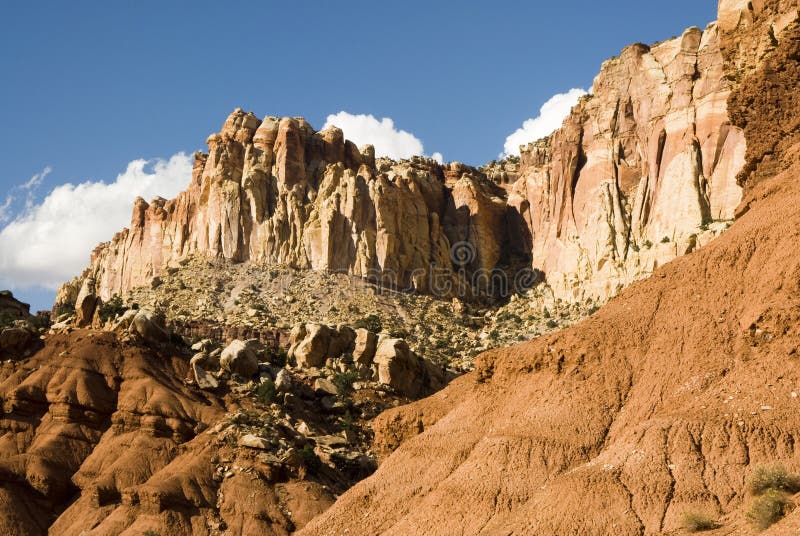 Sandstone buttes stock image. Image of oxide, mountain - 7274917