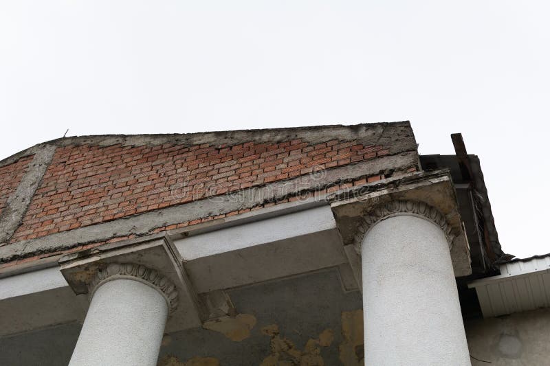 Capital at the Top of the Column. a Beautiful Architectural Element ...