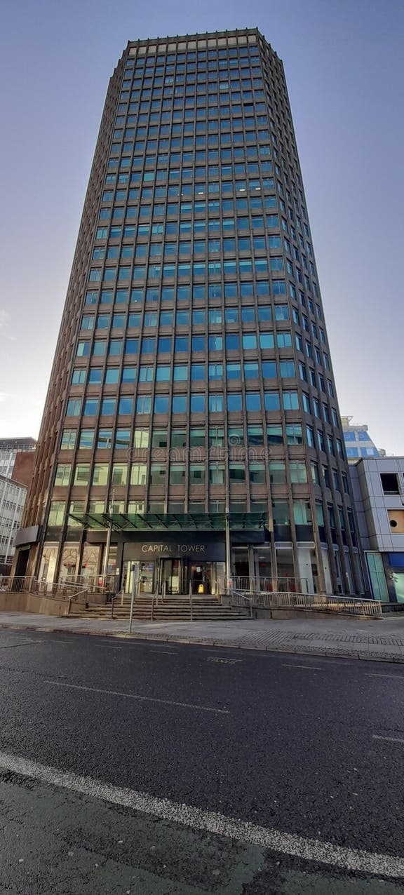 The Capital Tower Cardiff editorial photography. Image of building ...