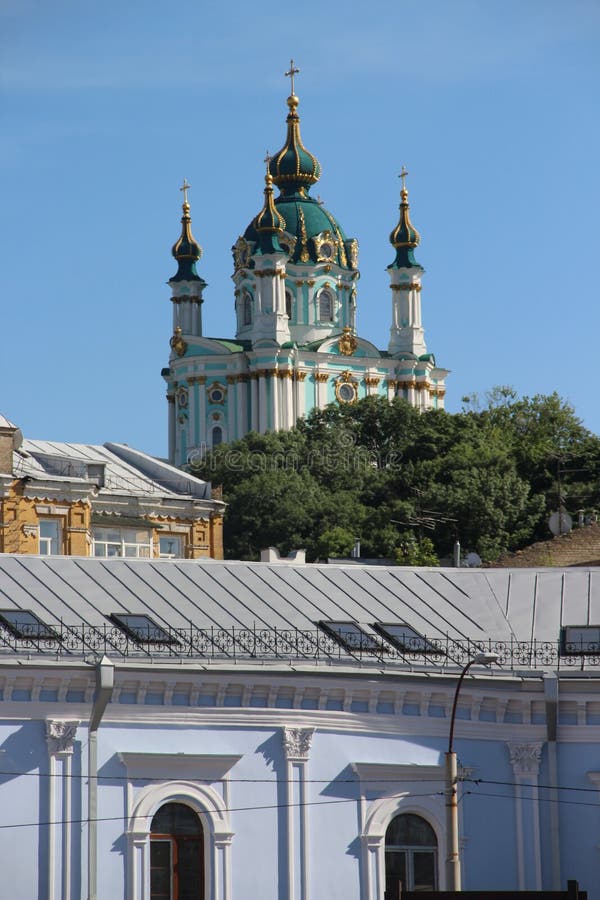 The Capital of Ukraine Kyiv Stock Image - Image of park, building ...