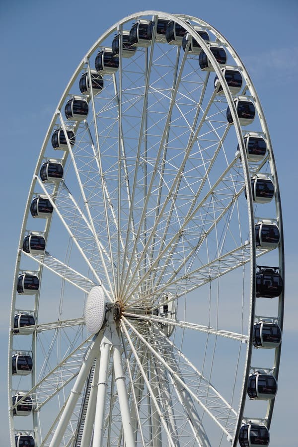 The Capital Wheel at National Harbor Editorial Photo - Image of breeze ...