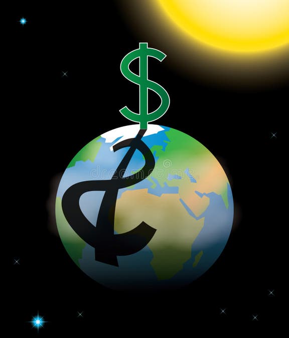 Capitalisme symbolisé illustration stock. Illustration of dépression - 27167884