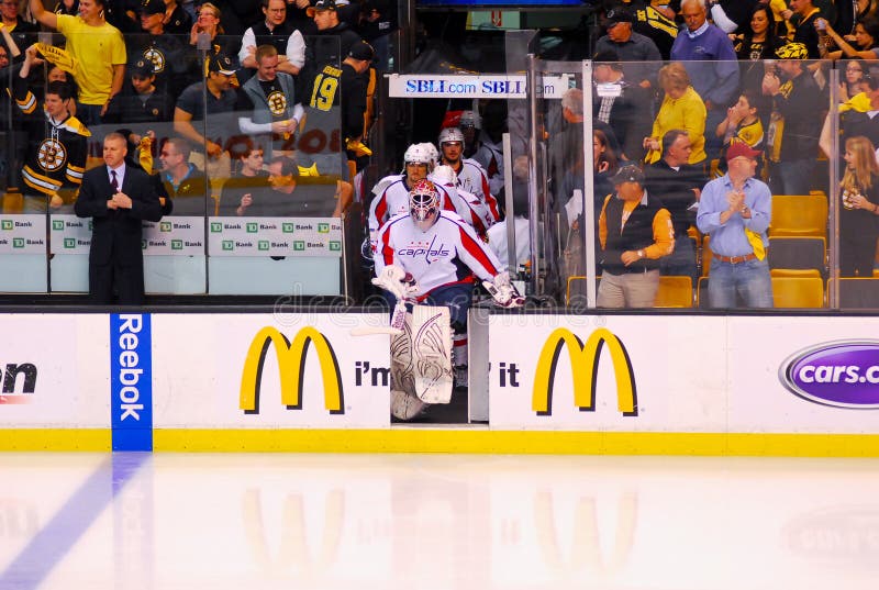 Capitals step on the Ice. editorial stock photo. Image of holtby - 24566613