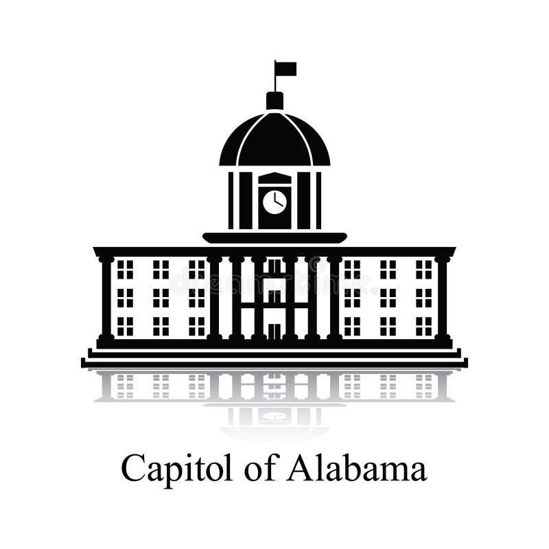 Alabama Capitol Building Stock Illustrations – 65 Alabama Capitol ...
