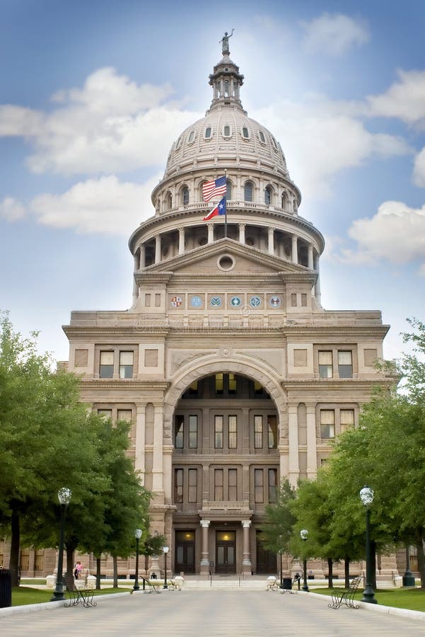 Texan Statue at Texas State Capitol Building Stock Photo - Image of ...