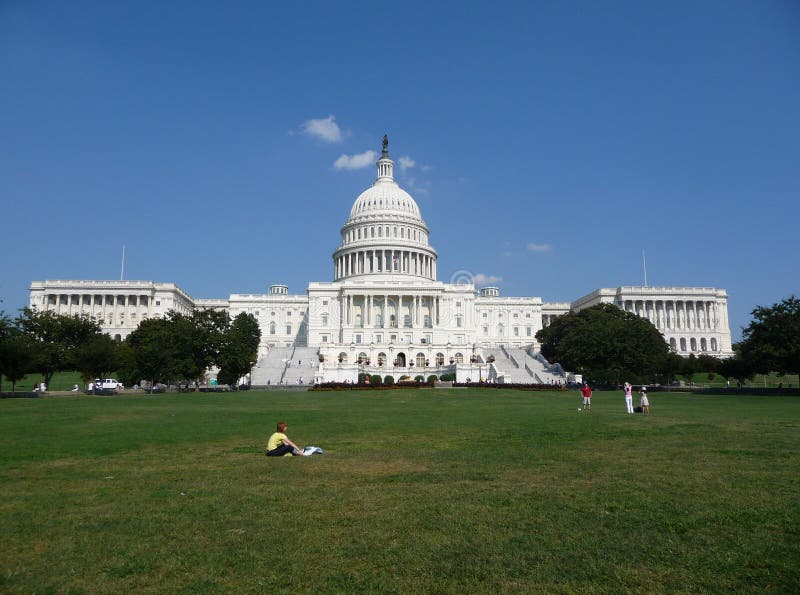 Capital Building at National Mall Editorial Stock Image - Image of ...