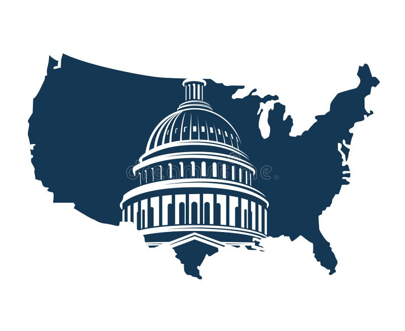 Capitol building icon stock vector. Illustration of symbol - 85506325