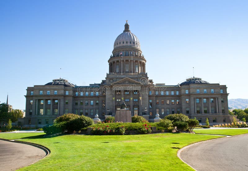 Boise Idaho Capital City Downtown Capitol Building Legislative Stock ...