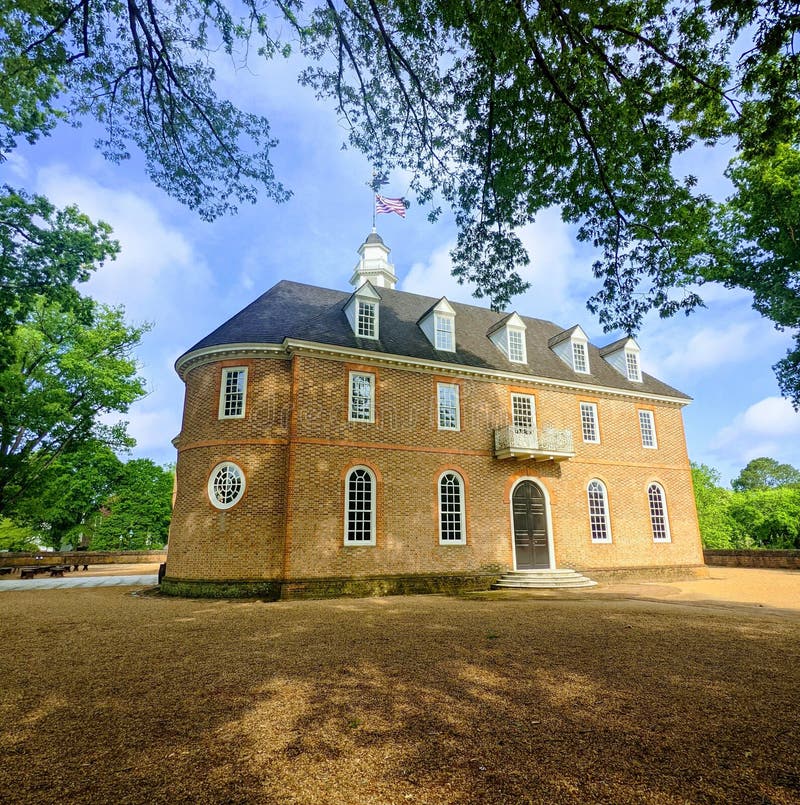 Capitol Building Colonial Williamsburg Virginia Editorial Stock Image ...