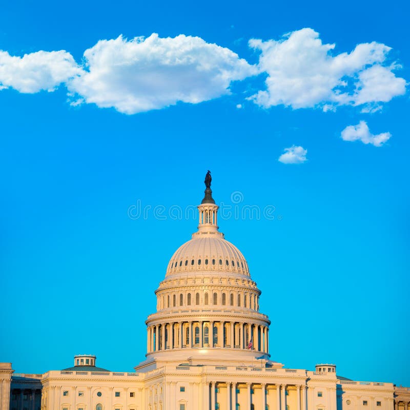 Capitol Building Dome Washington DC US Congress Stock Photo - Image of ...