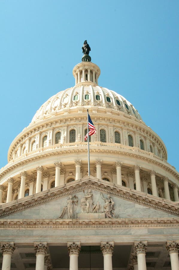 Capitol Building Dome in Washington DC Stock Photo - Image of ...