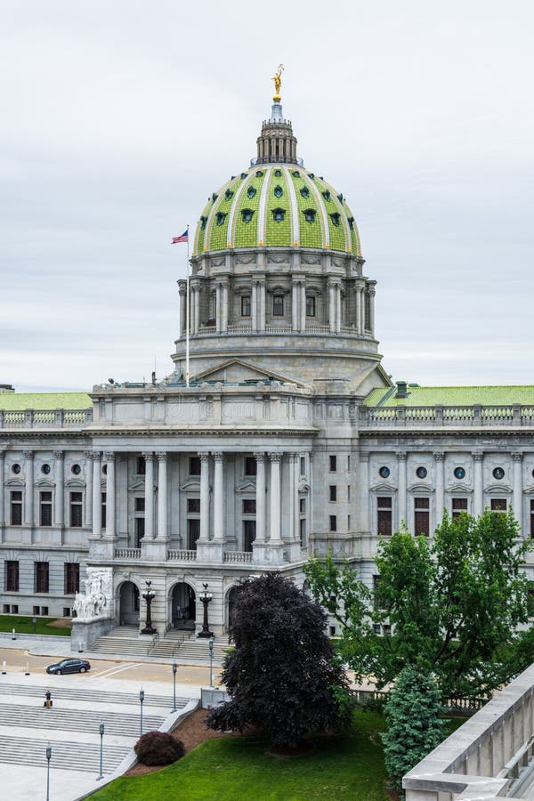 Capitol Building in Downtown Harrisburg, Pennsylvania Stock Image ...