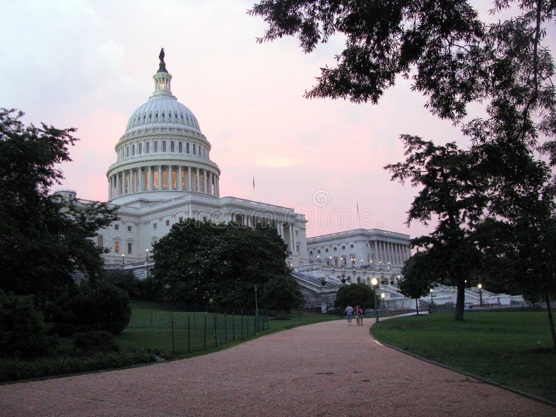 Capitol Building at Dusk stock photo. Image of states - 80452950